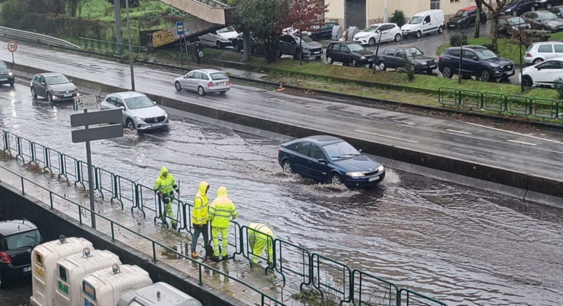 Braga: Avenida António Macedo alagada